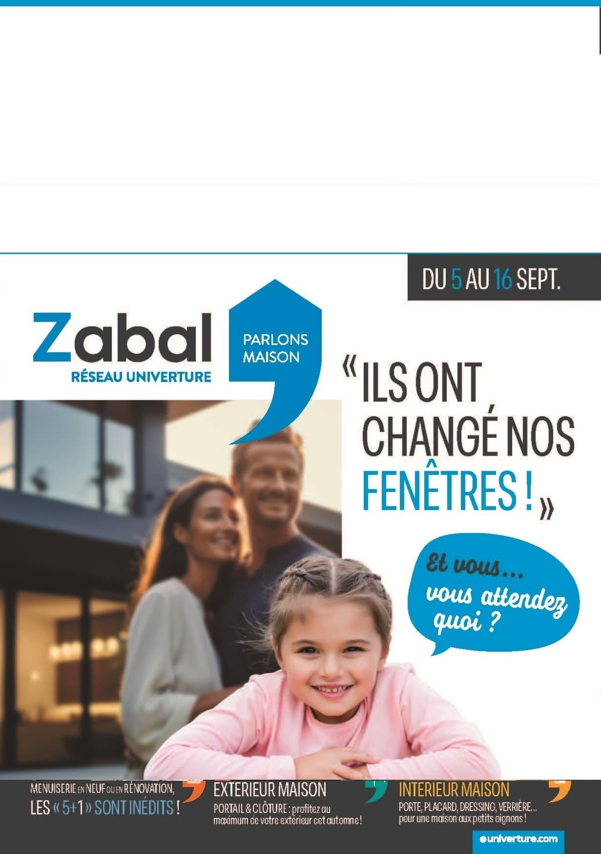Transformez Votre Habitat avec les Offres Rentrée Zabal Menuiseries ...